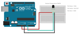 TMP36 Come leggere la temperatura usando Arduino